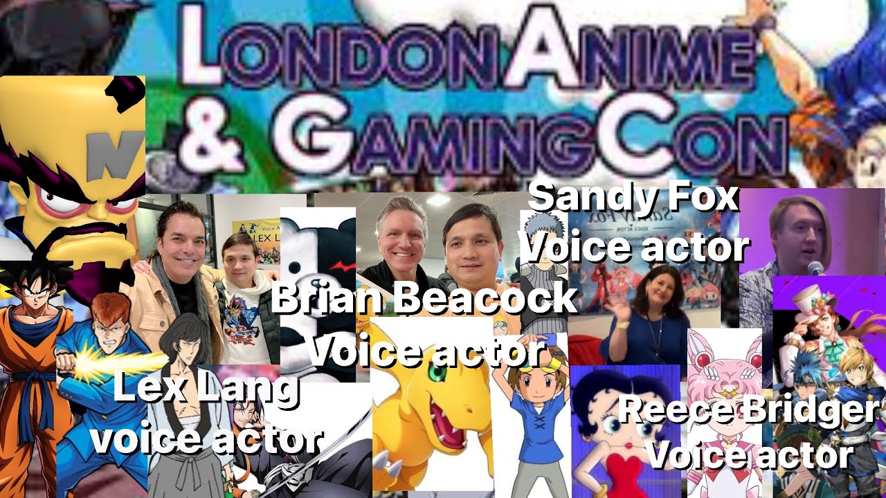 London Anime and Gaming Con February 2023 Guests - YouTube