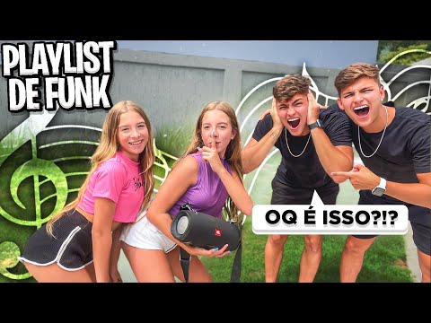 REAGINDO A PALYLIST DE FUNK DAS MINHAS IRMÃS DE 13 ANOS! •Irmãos Scribel•