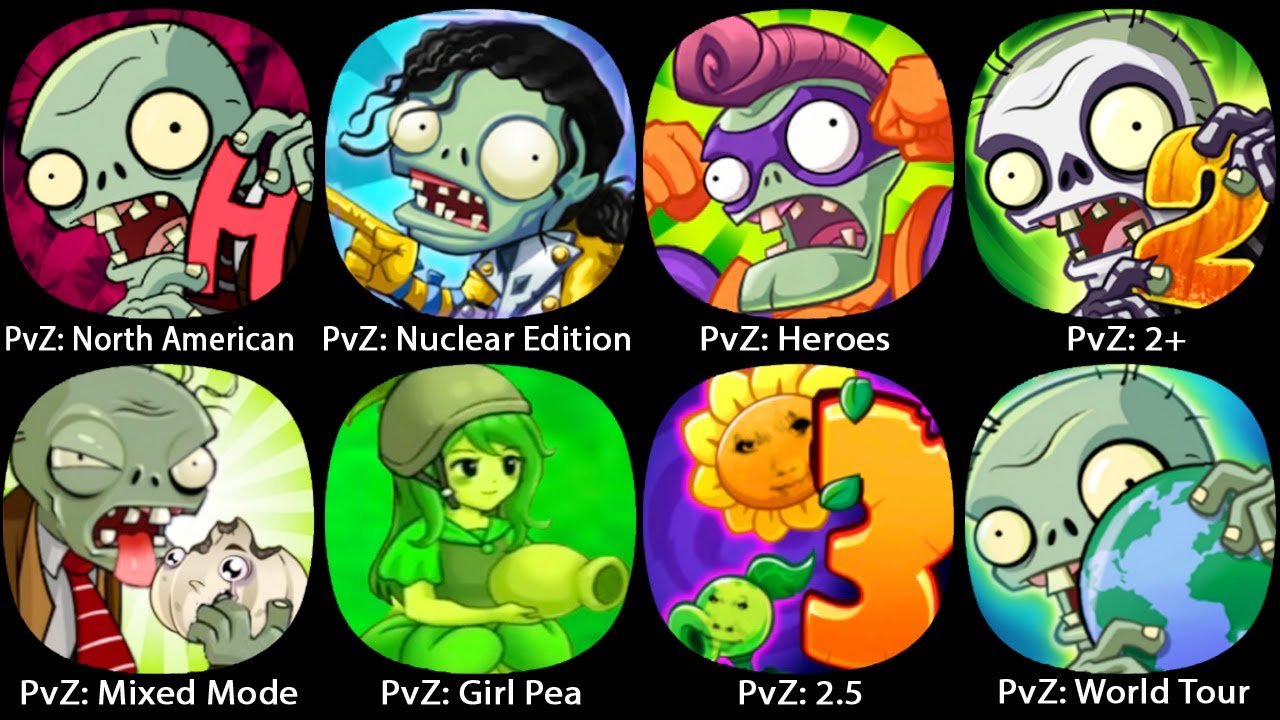 Plants vs Zombies : North American Edition XI,PvZ: Heroes,PvZ: Nuclear ...