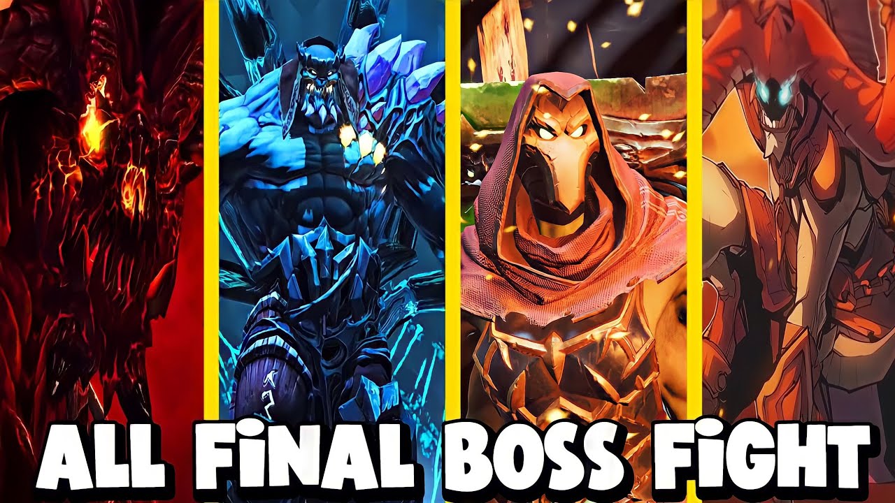 ALL FINAL BOSSES & ENDING IN DAKRSIDERS GAMES [2010 - 2018] (2K) - YouTube