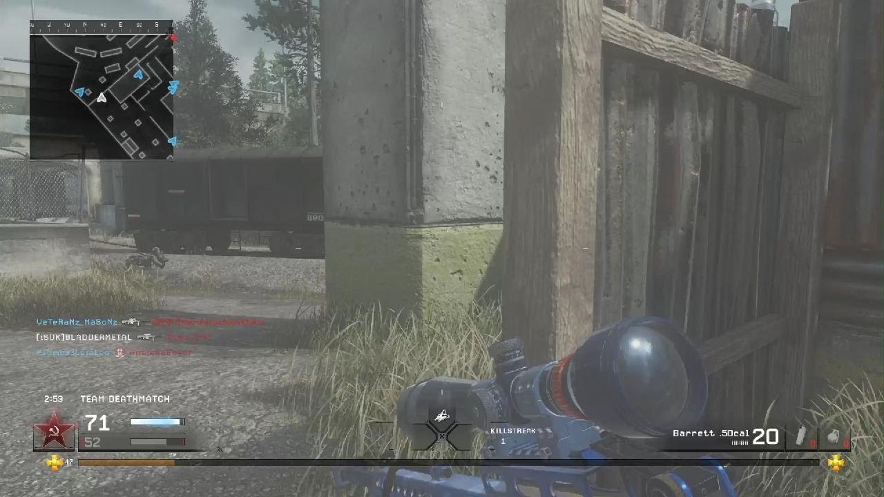 Call of Duty: Modern Warfare Remastered 2nd snipe is a jump snipe and ...