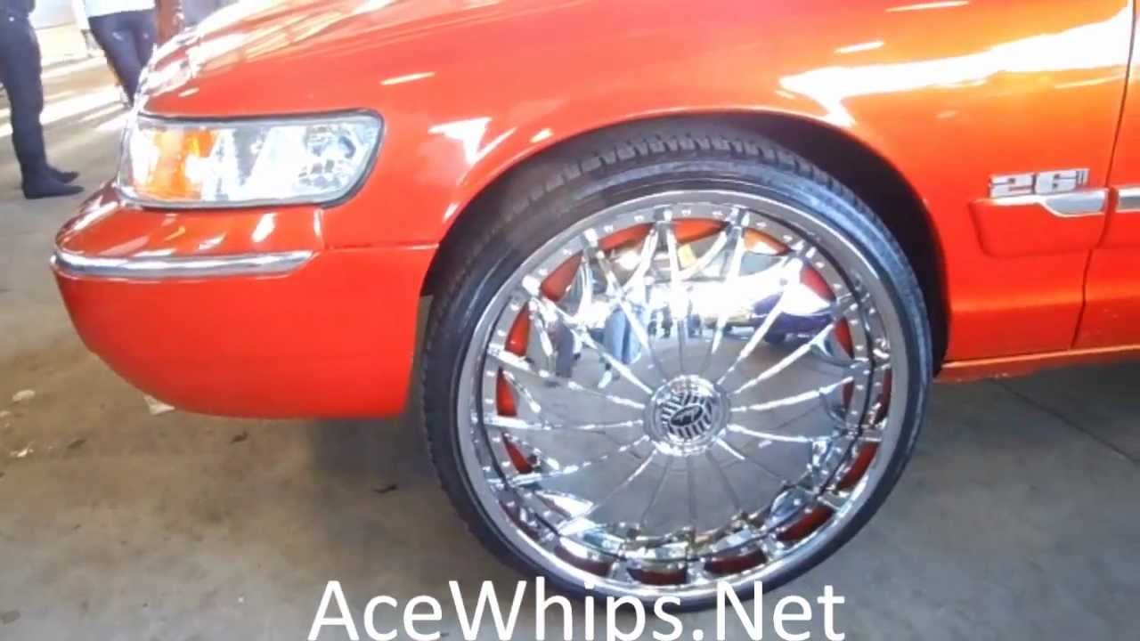 AceWhips.NET- Outrageous Ford Crown Vic on 26" Davin Floaters - YouTube