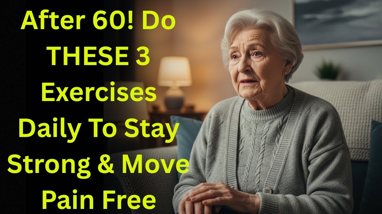 After 60! Do THESE 3 Exercises Daily To Stay Strong & Move Pain Free ...