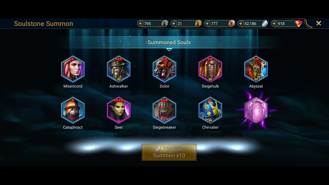 Riad Shadow Legends Soul Stone Event pulling.... - YouTube