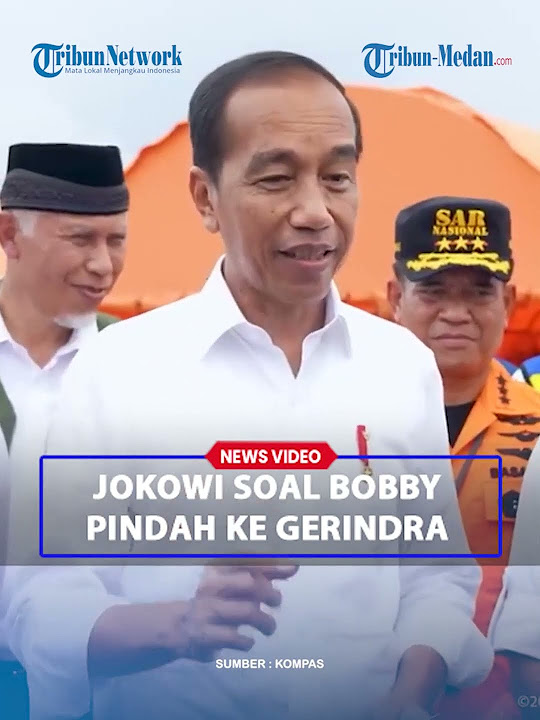 REAKSI Jokowi Ditanya Soal Bobby Pindah Jadi Kader Gerindra : Tanyakan Langsung ke Orangnya ...