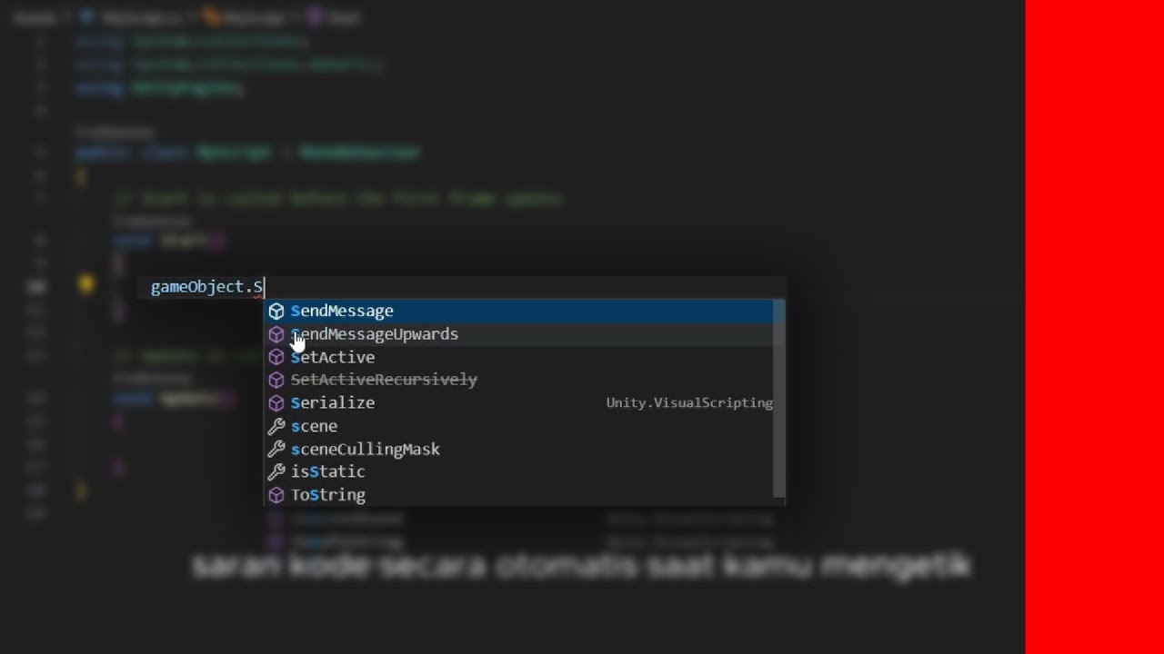 (2024) Cara Mengaktifkan Intellisense (Auto-Completion) Visual Studio Code - Unity - YouTube