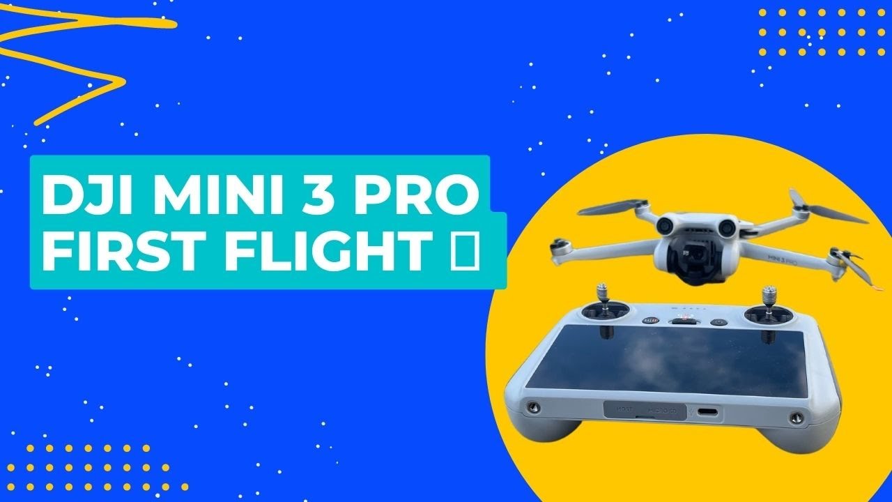 Flying my DJI Mini 3 Pro drone for the first time - YouTube