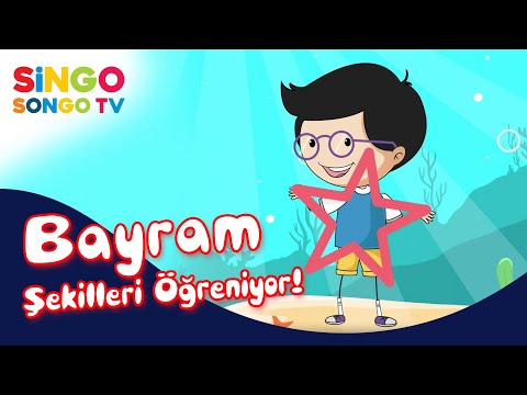 BAYRAM Şekilleri Öğreniyor 🟢🔶🟪 – SingoSongo TV I İsme Özel Çocuk Şarkıları 🎵