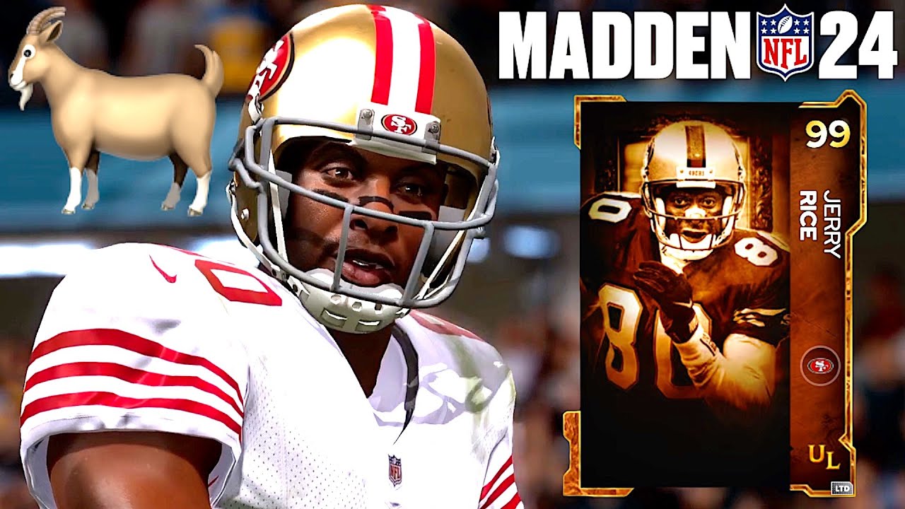 99 ULTIMATE LEGEND JERRY RICE WENT CRAZY!!! Madden 24 Ultimate Team ...