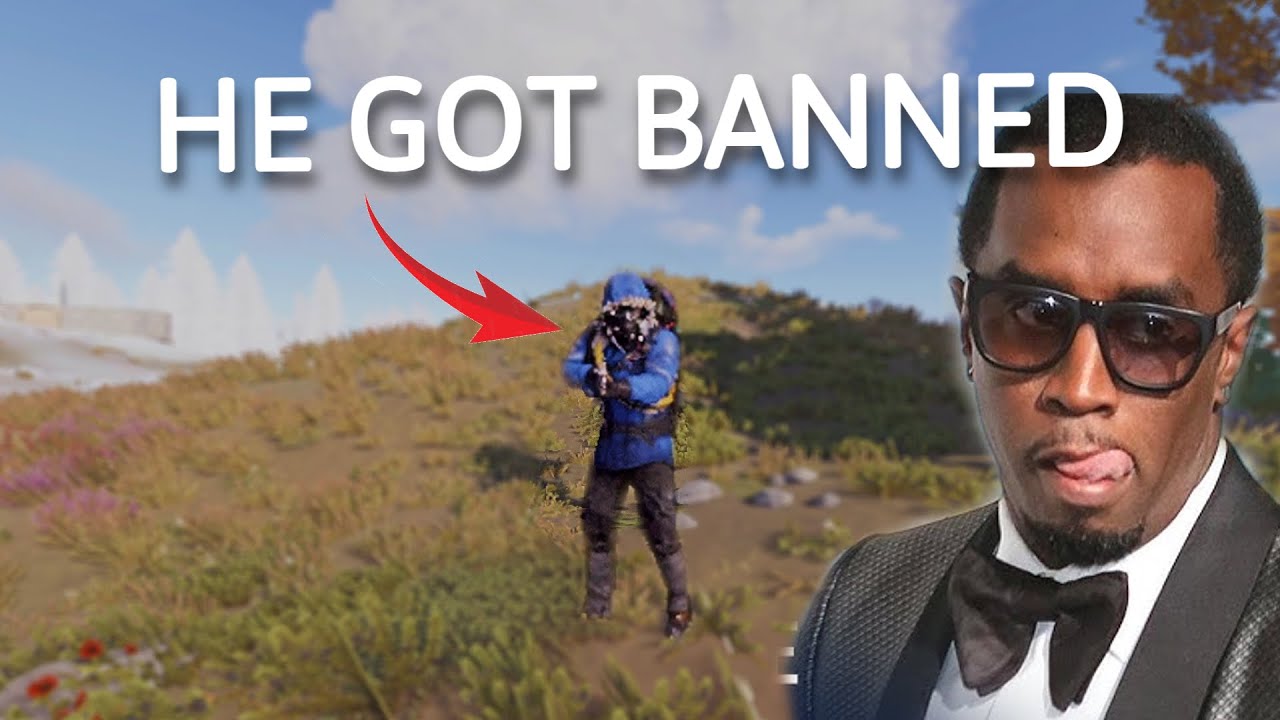 HE GOT BANNED RIGHT INFRONT OF ME! (rust) - YouTube