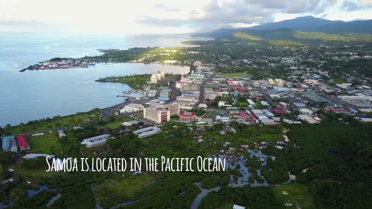 Apia, Samoa Aerial View DJI Mavic Pro - YouTube