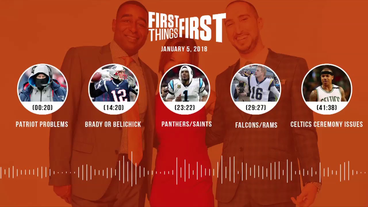 First Things First audio podcast (1.5.18) Cris Carter, Nick Wright ...