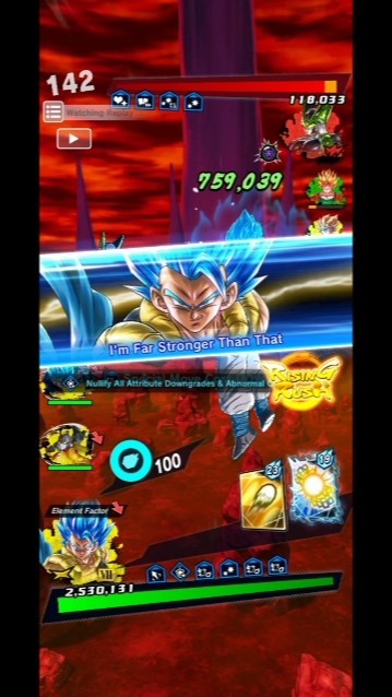 beating red ultra cell with yellow units again!!#dbl #dragonballlegends ...