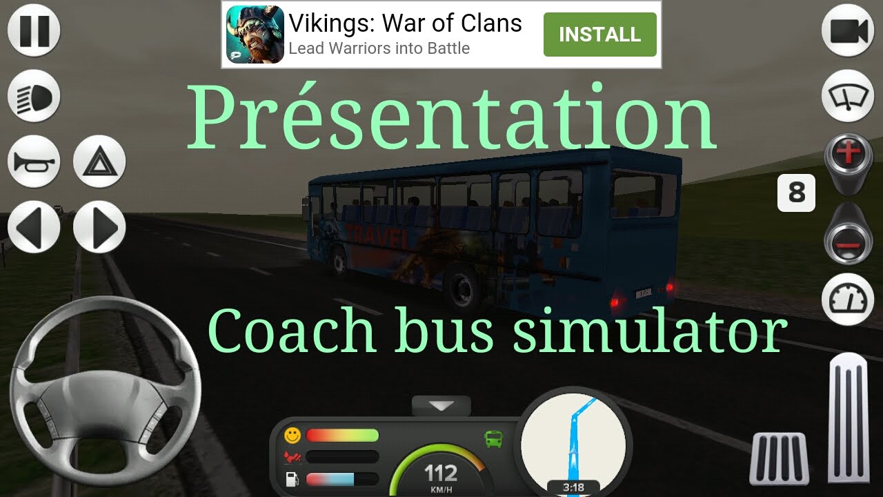 COACH BUS SIMULATOR LE JEUX LE PLUS REALISTE SUR ANDROID ! - YouTube