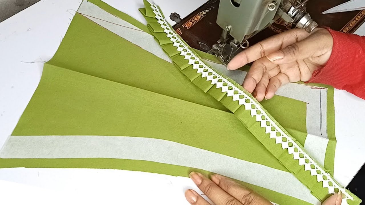 stylish pattern neck design simple tutorial - YouTube