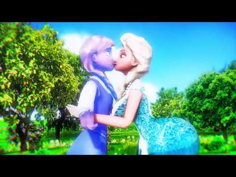 Elsa And Anna Puffkiss by imbapovi