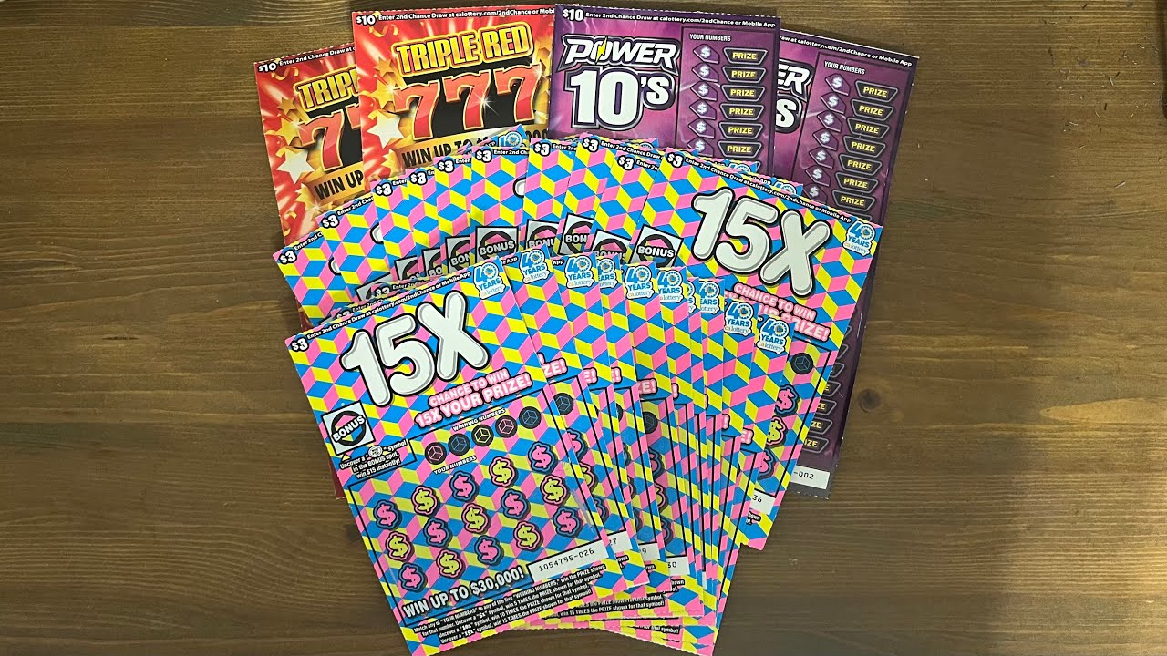 $100 California Scratch Tickets!! - YouTube