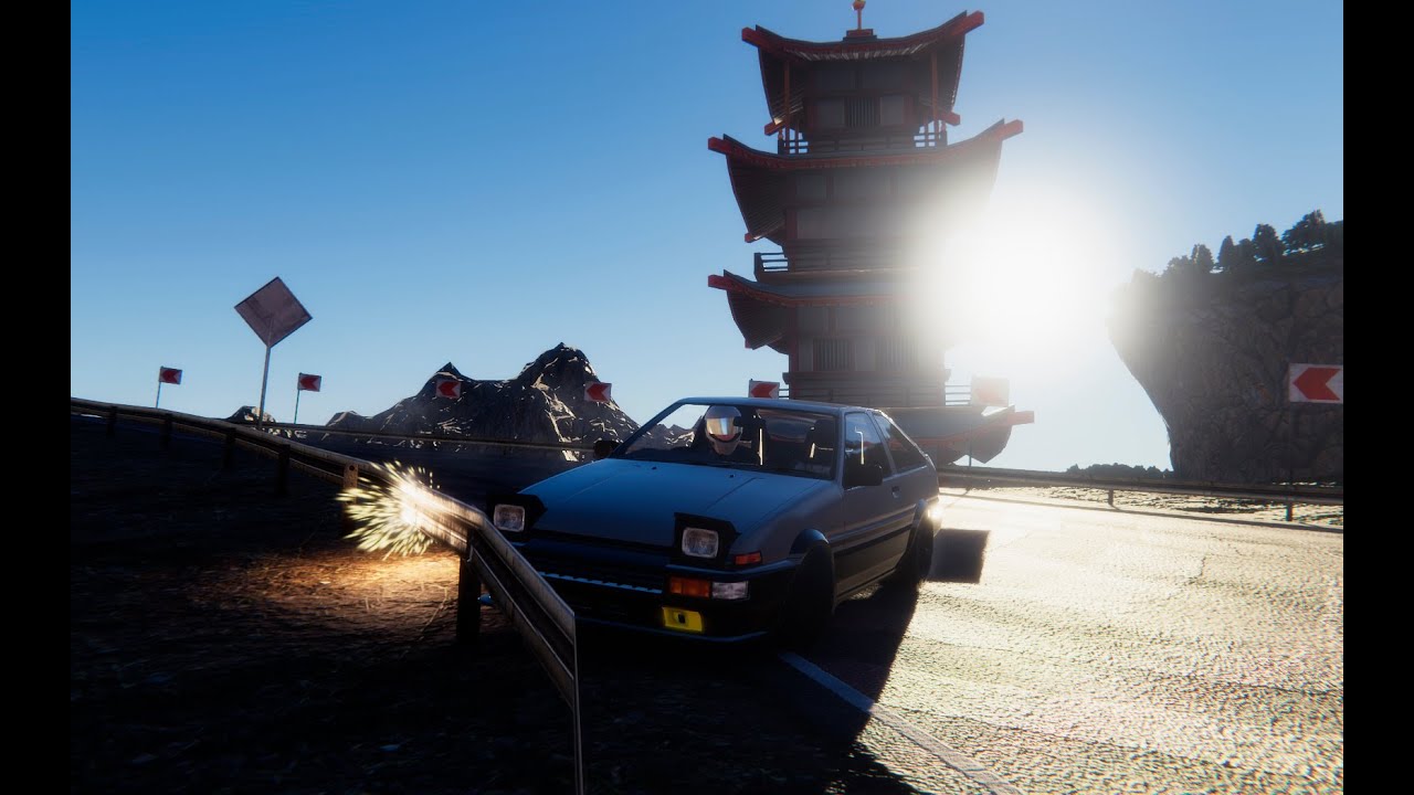 Kami Road AE86 100adh скоростной заезд - YouTube