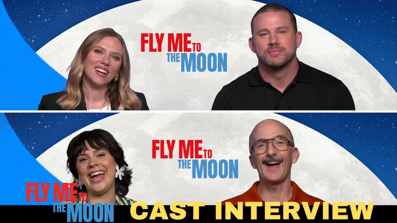 Fly Me to the Moon Cast Interview - YouTube