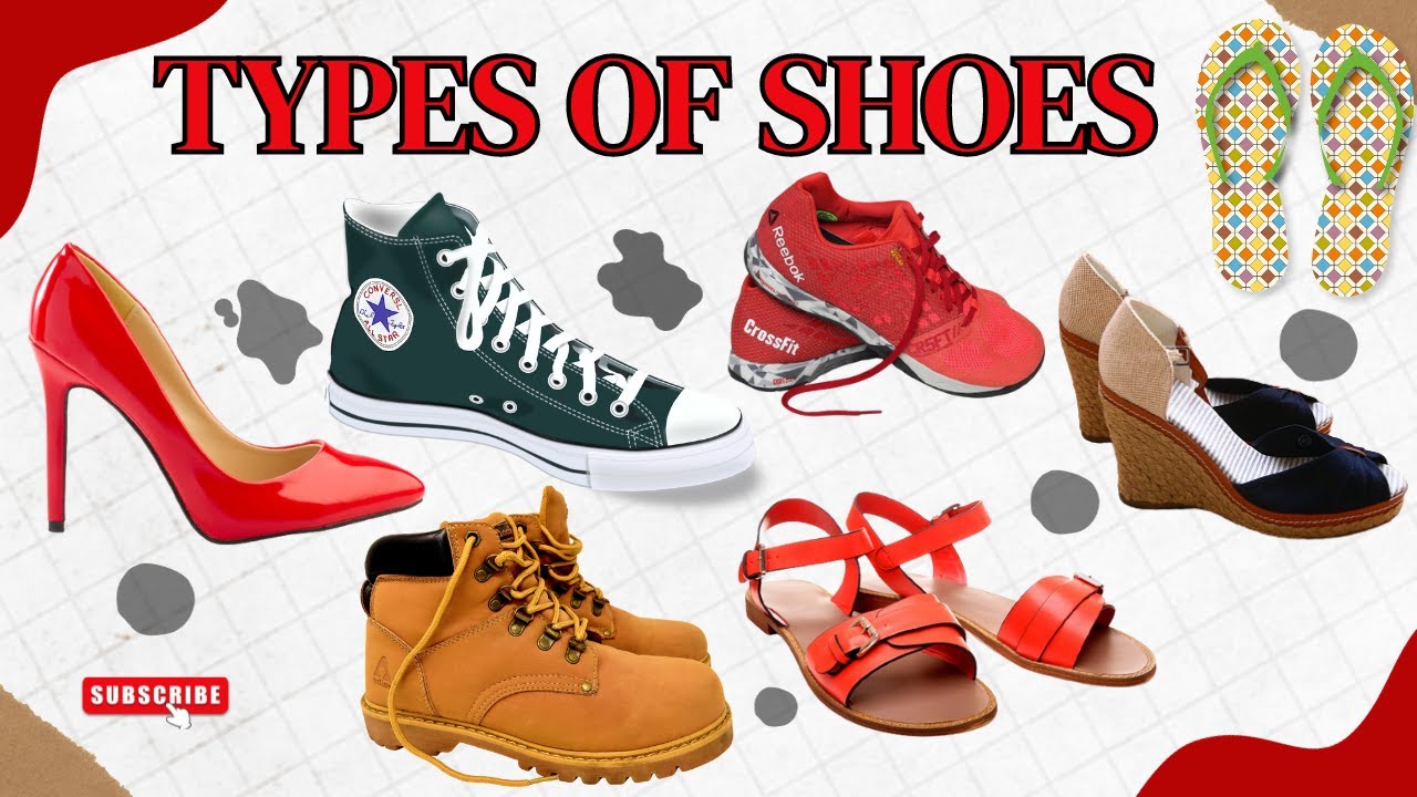 Types of Shoes | Different Types of Shoes - YouTube