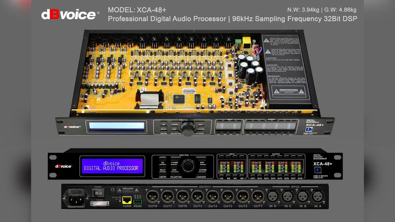 Professional Managament/Dlms dBvoice® XCA-48+ - YouTube