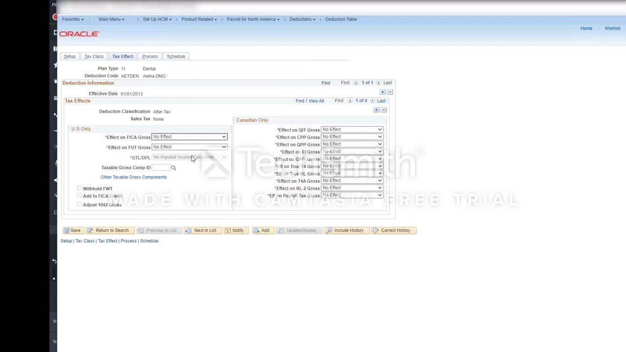 Oracle PeopleSoft Payroll for North America - YouTube