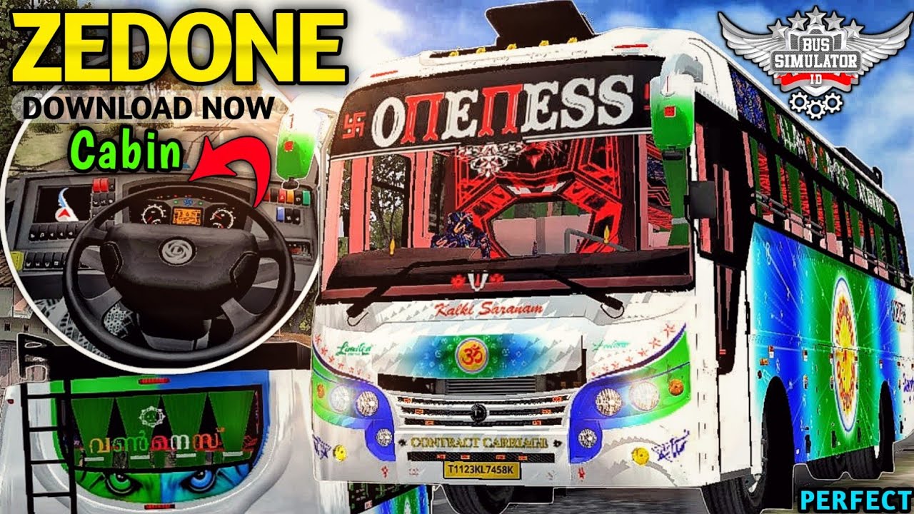 NEW ZEDONE BUS MOD FOR BUSSID | DOWNLOAD MOD | NEW BUS MOD FOR BUSSID | #bussidmods - YouTube