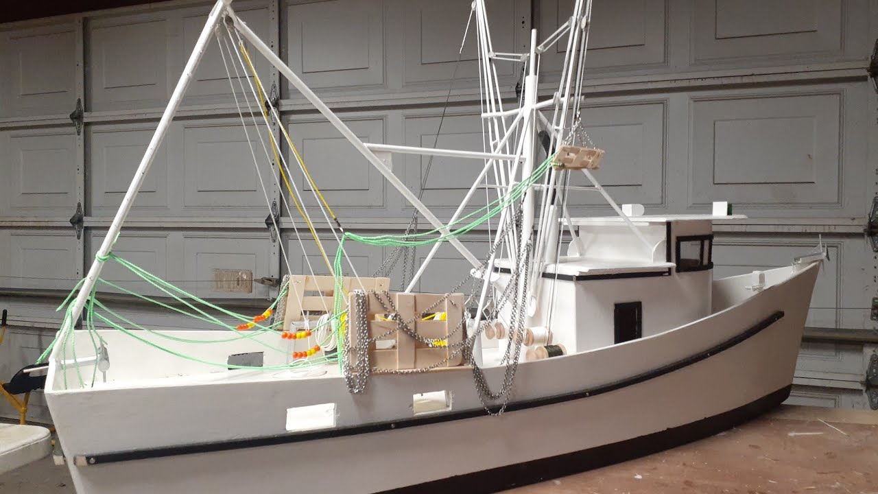 model shrimp Boat pt1. - YouTube