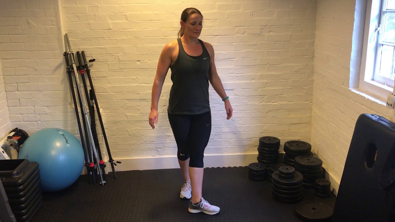 Squats Narrow Split Stance with Turned Out Feet - YouTube