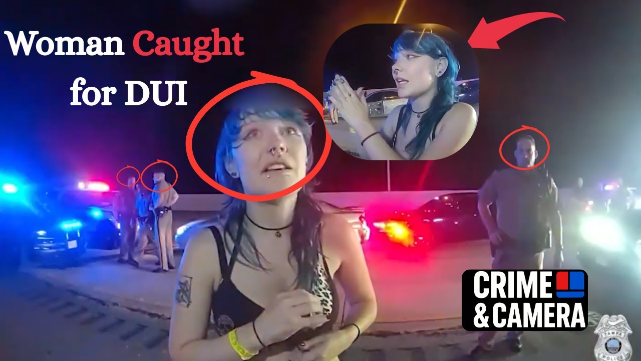 Fleeing Woman Caught for DUI, Claims Her Husband Was Driving - YouTube