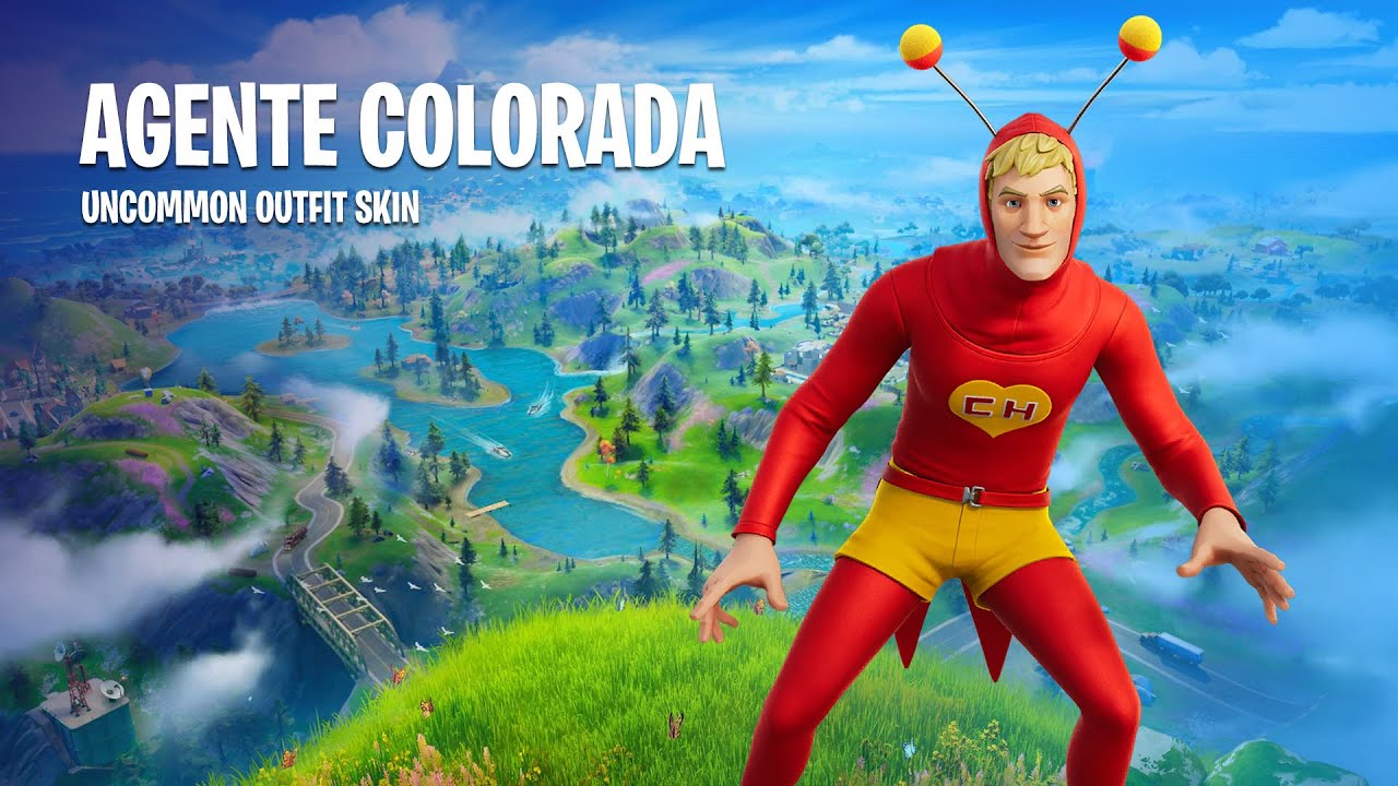 Agente Colorada | Uncommon Outfit Skin | Fortnite - YouTube