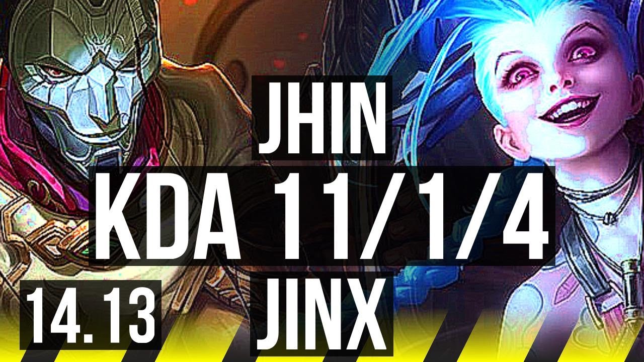 JHIN & Karma vs JINX & Milio (ADC) | 11/1/4, 1200+ games, Dominating ...