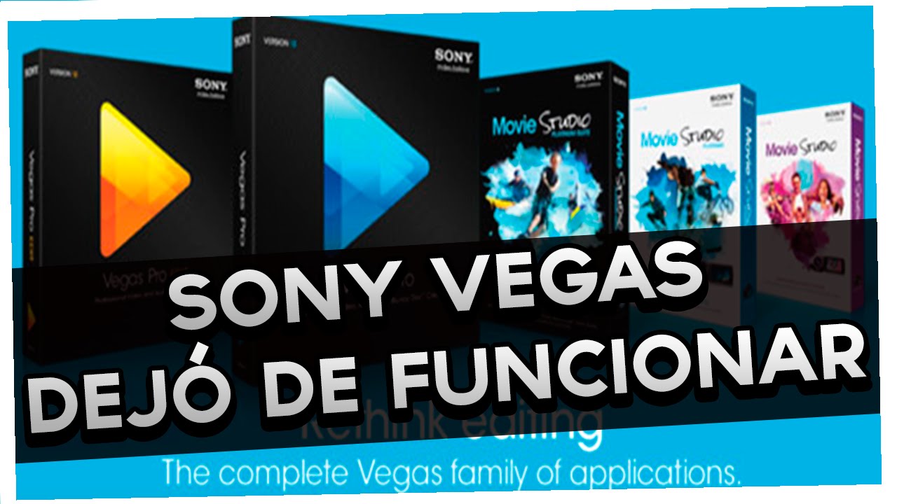 SONY VEGAS PRO DEJÓ DE FUNCIONAR - Error mientras renderiza - TODAS LAS ...
