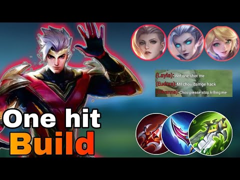 Chou Damage Build One Shot - easy win (try this build) - YouTube