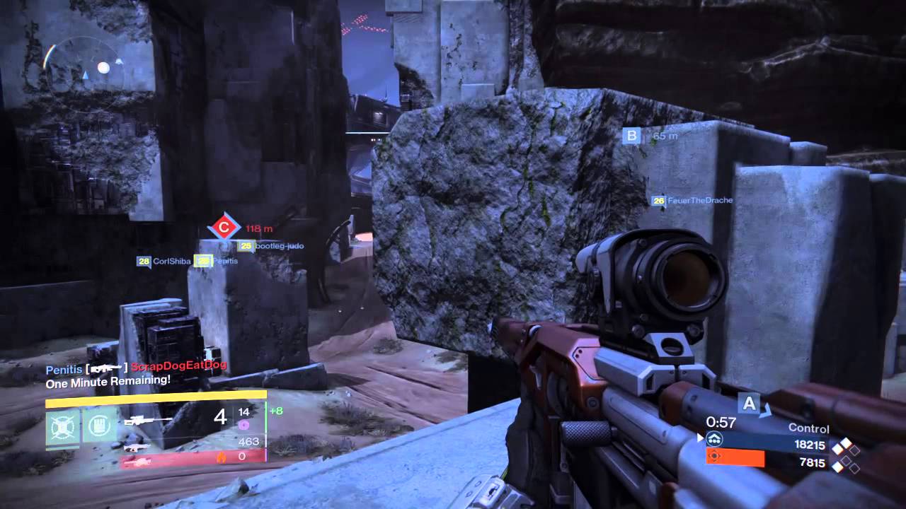 Destiny-Pike Head Shots-Bastion Control Map-Favorite Sniper Spot - YouTube