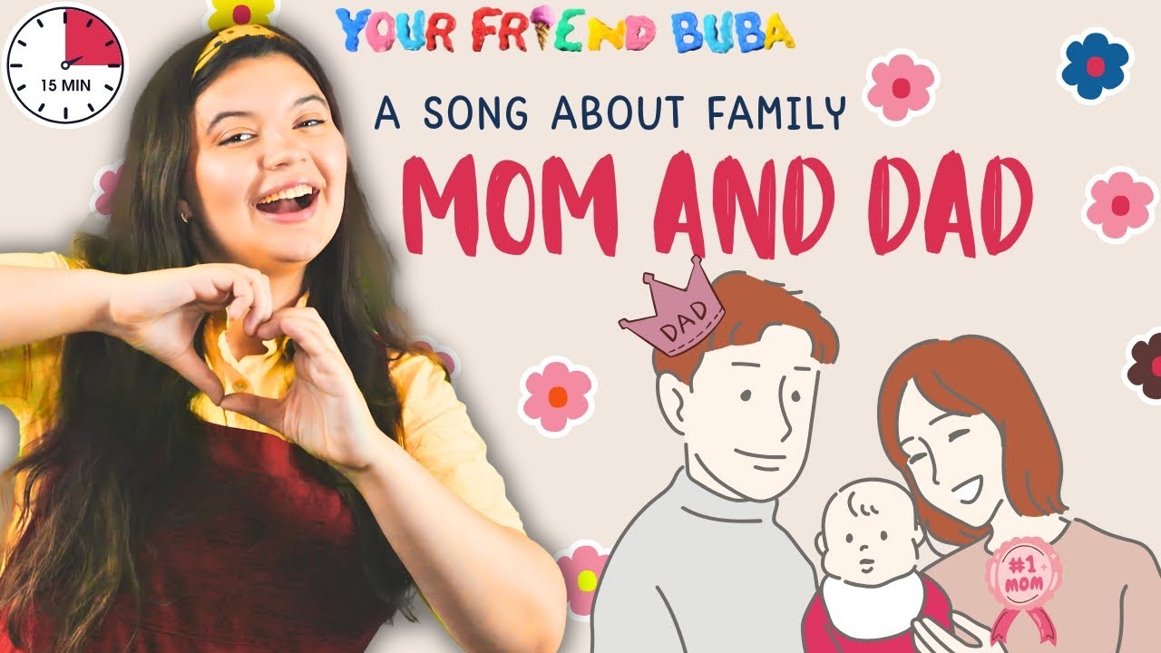 Mom and Dad Learning for Toddlers | Fun Family Nursery Rhymes - YouTube
