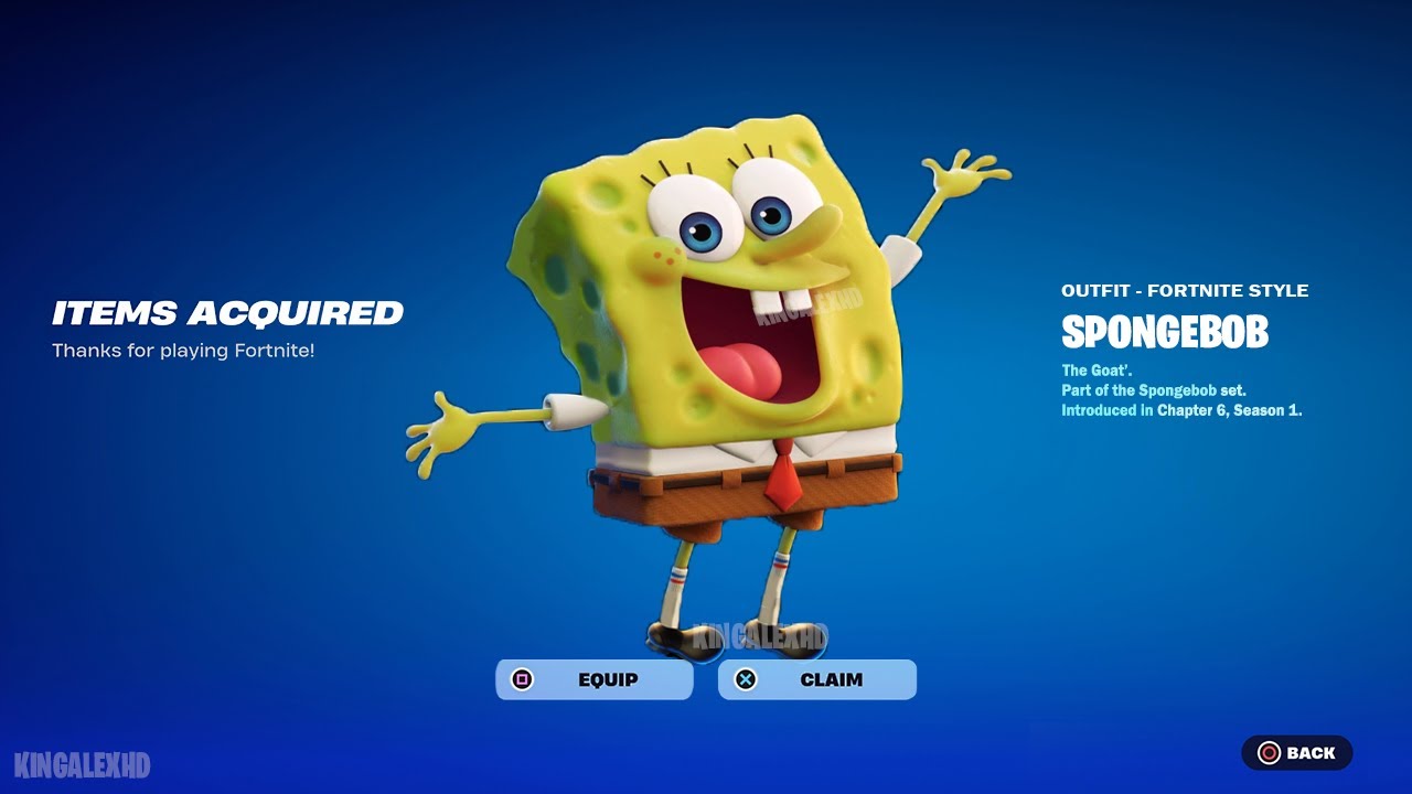How To Get SpongeBob Skin NOW FREE In Fortnite! (Unlock LEGO SpongeBob ...