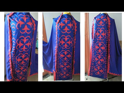 Bright Color Applic dress for Girls/ Applik Dress Design 2020/Spring ...