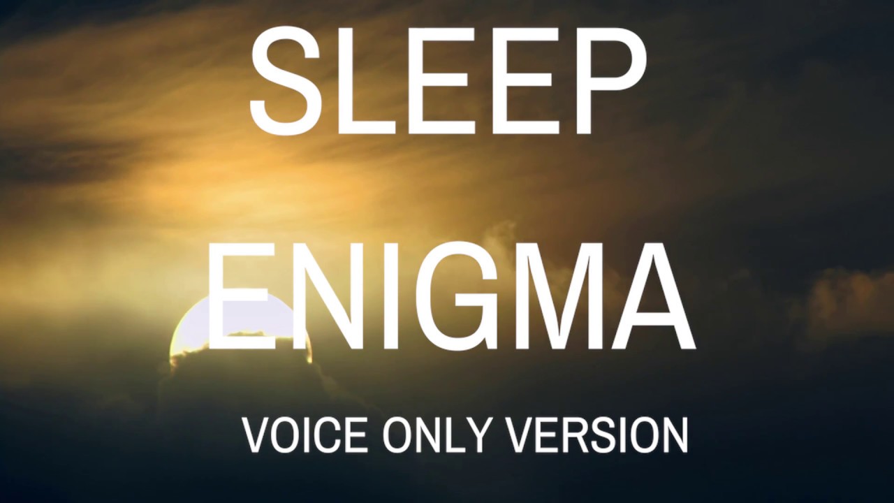 SLEEP ENIGMA (VOICE only) Guided sleep meditation for deep sleep fast ...