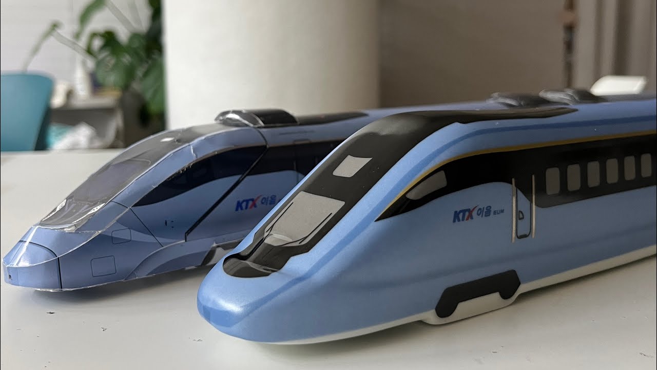 KTX이음 술병 vs 종이 모형(레일 플래닛) - YouTube