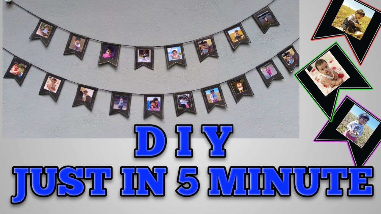 DIY Banner |Decoration Idea at Home |Party Decoration |How to Make ...