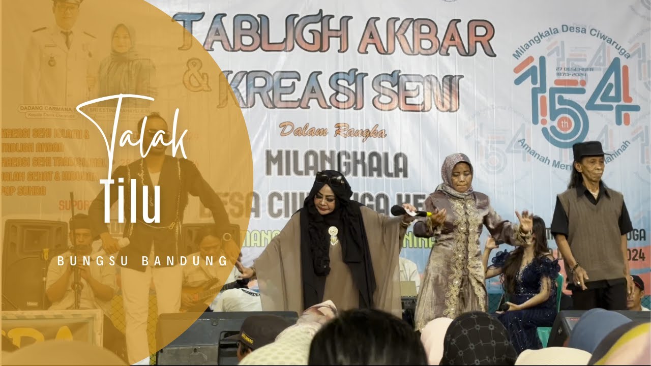 BUNGSU BANDUNG - TALAK TILU MEDLEY #CIWARUGA - YouTube