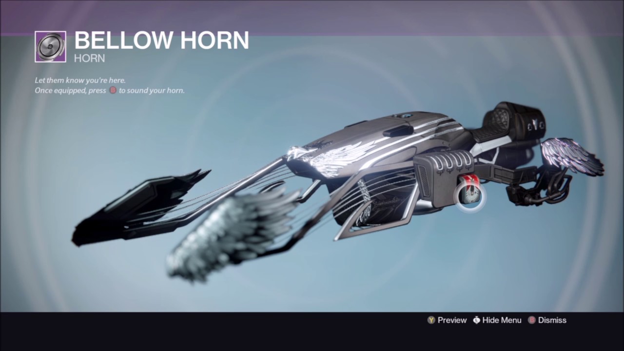 Destiny- All new sparrow horns! The Dawning/SRL 2016 - YouTube