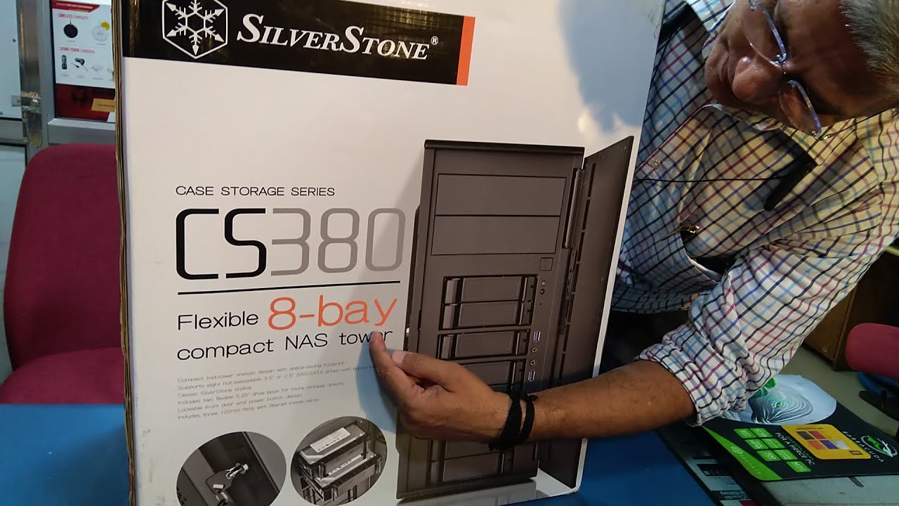 Unboxing Cabinet CS380 Flexible 8 bay Nas Hdd Drive PC case, डाटा ...