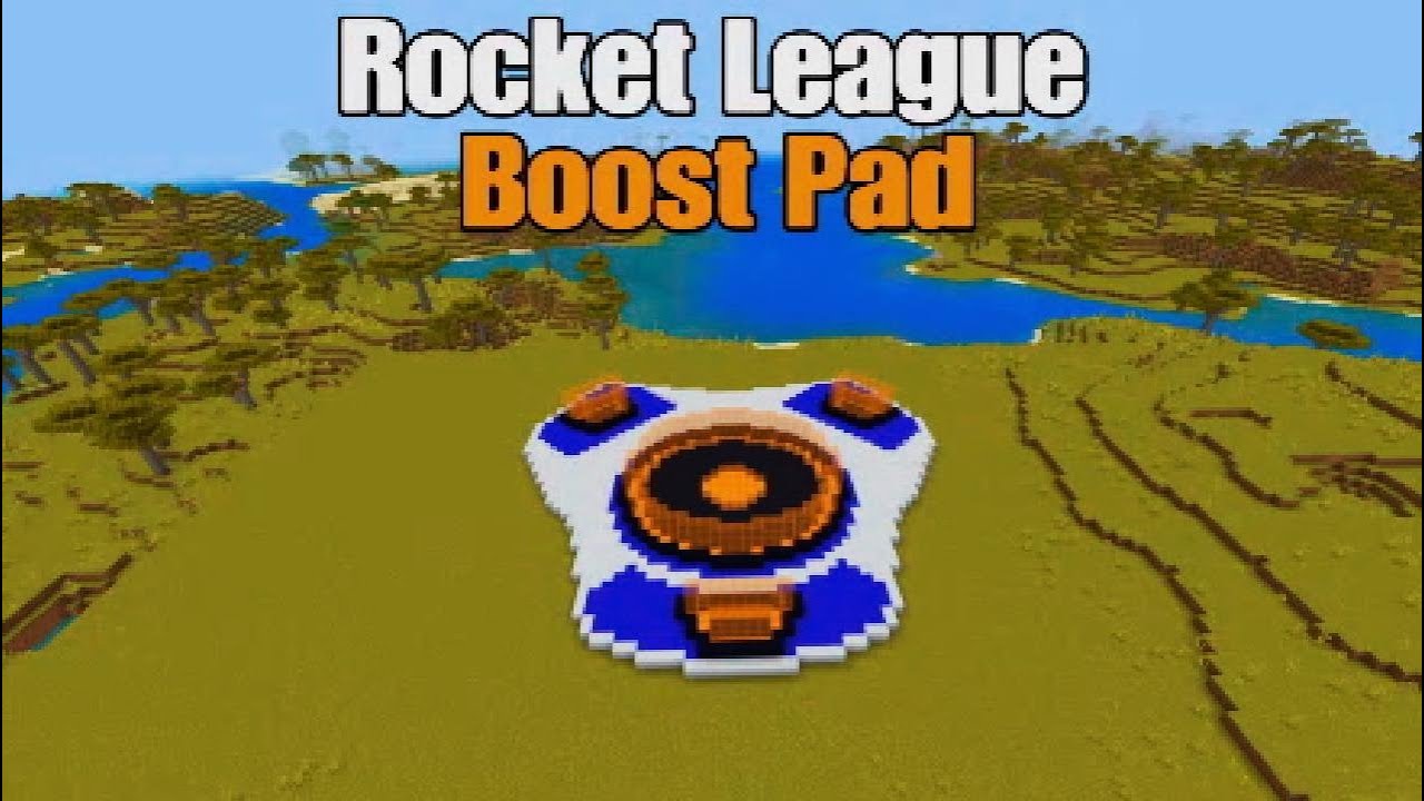 I made the Rocket League boost pad in Minecraft! - YouTube