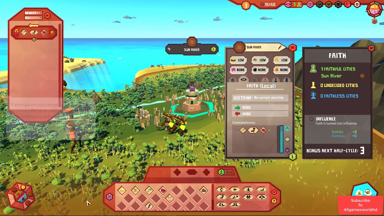 Crest - An Indirect God Sim Gameplay (PC game). - YouTube