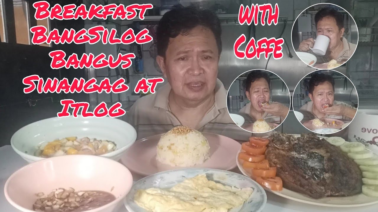 Breakfast with BangSilog/Bangus, Sinangag at Itlog with Coffee - YouTube