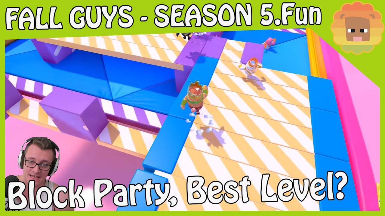 The New Block Party is insane | Fall Guys Season 5.Fun - YouTube