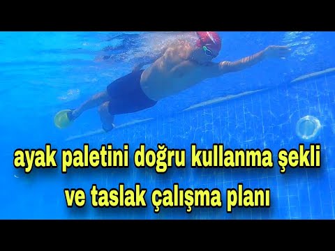 Ayak paletini doğru ve yanlış kullanma şekilleri, taslak idman programı