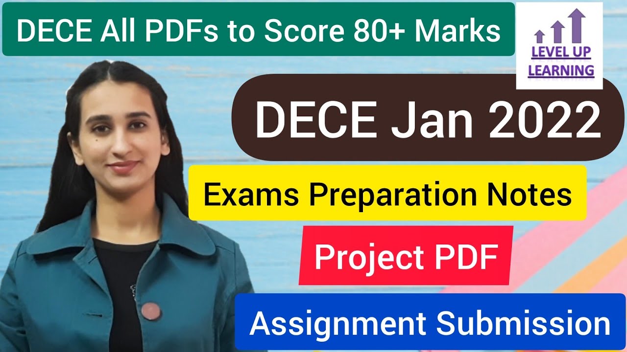 DECE Jan 2022 Full PDFs Level Up Learning Simran Gumber - YouTube